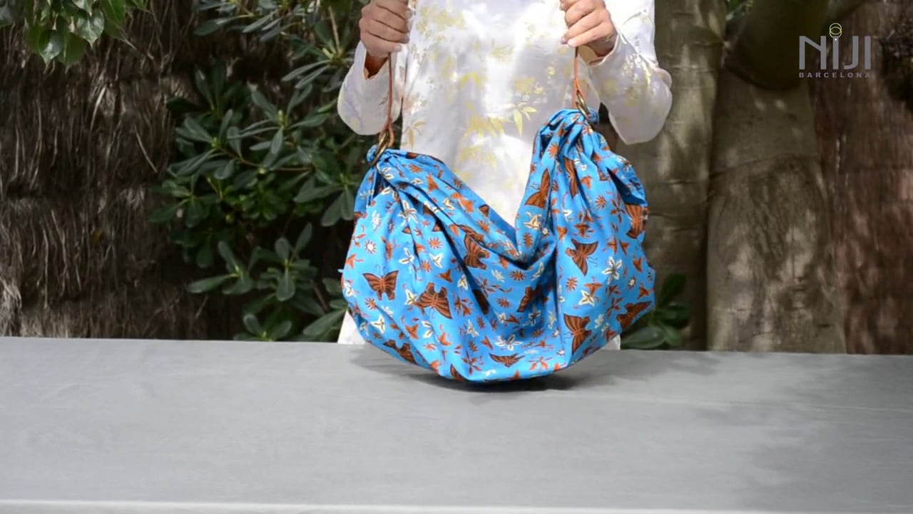 NIJI BARCELONA Como hacer tu furoshiki bag MODELO 1: Sin nudos on Vimeo