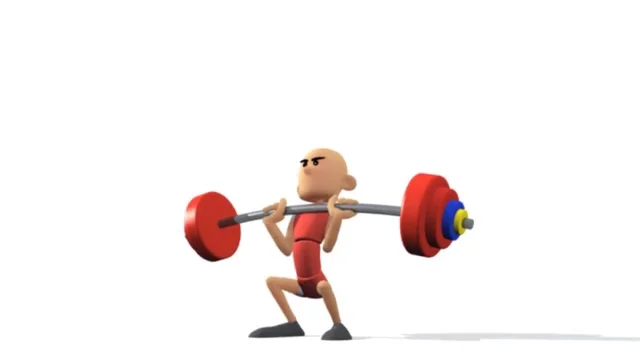 Weight lifting animation on Vimeo