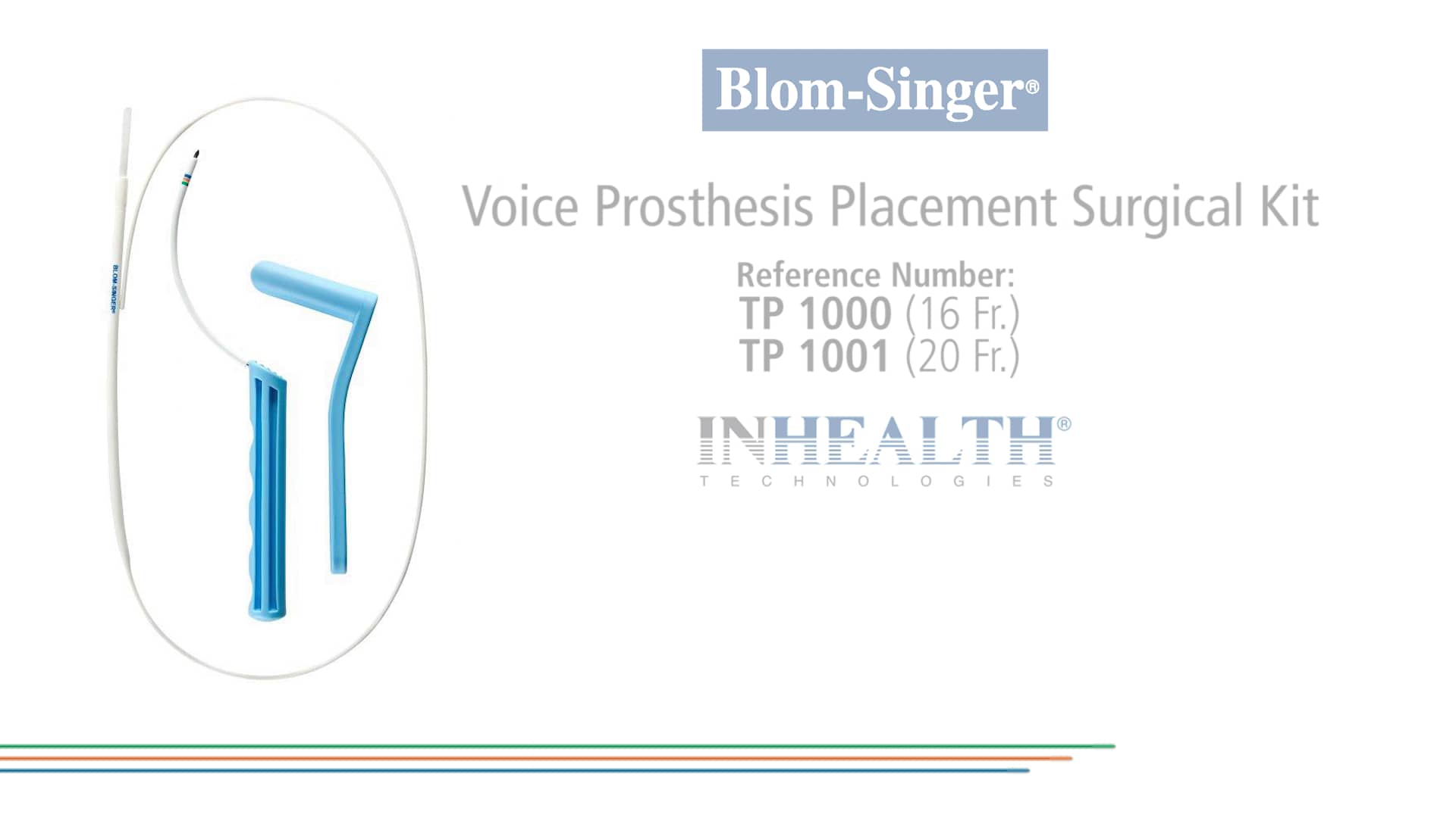 Blom-Singer Voice Prosthesis Placement Surgical Kit: Primary Placement ...
