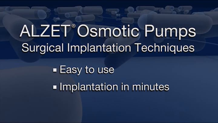 ALZET Resource Videos - ALZET Surgical Procedures (SC & IP) on Vimeo