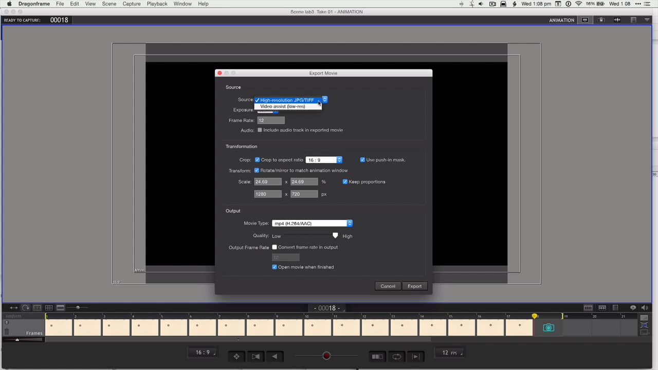 Dragonframe - Timeline editing, conforming and export on Vimeo