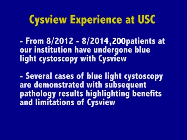 Blue Light Cystoscopy Hexvix | Shelly Lighting