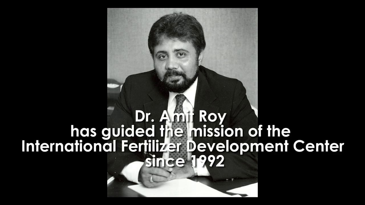 Achievements of Dr. Amit Roy, Former IFDC President and CEO on Vimeo