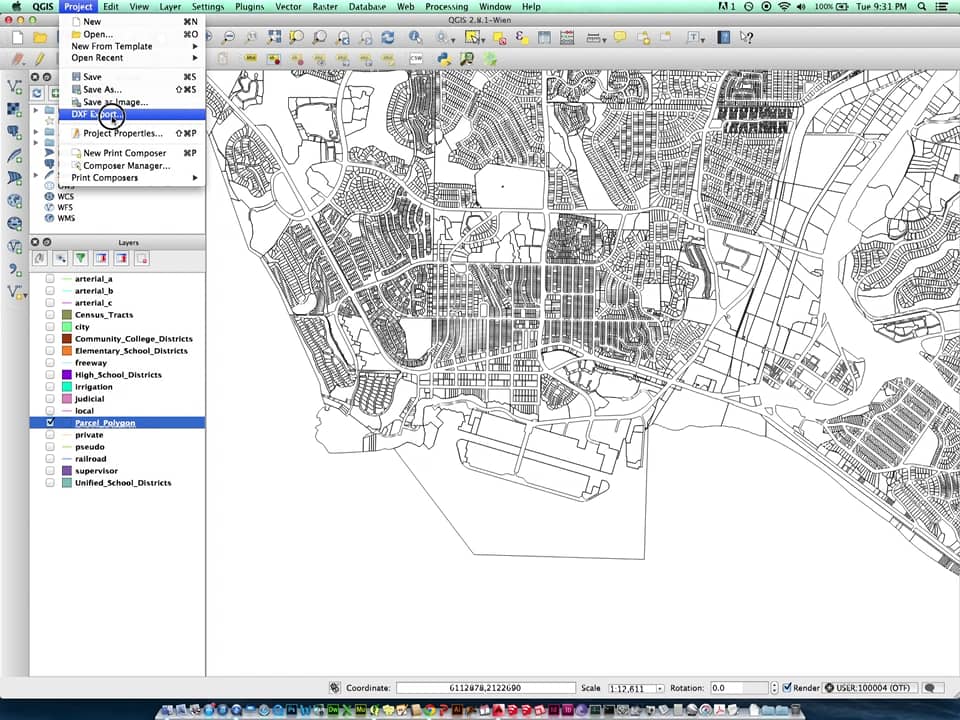 QGIS - Exporting GIS Data to DXF (15 min.) on Vimeo