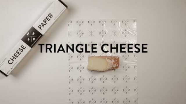How To Wrap A Triangle Piece Of Cheese on Vimeo