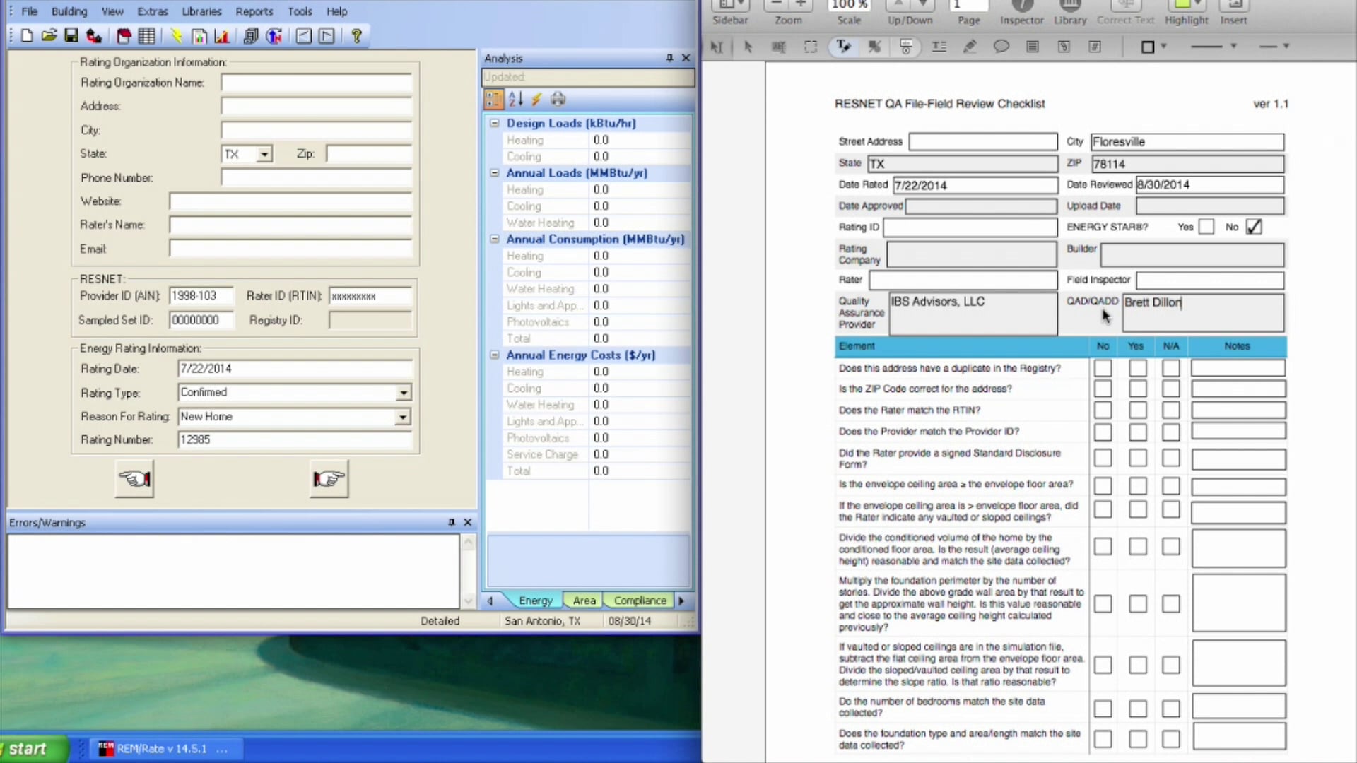 RESNET Quality Assurance File Review on Vimeo