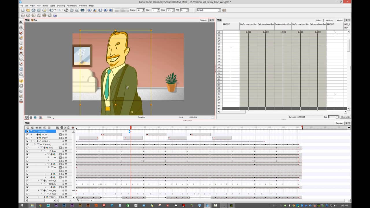 Toonboom Harmony line weight tutorial on Vimeo