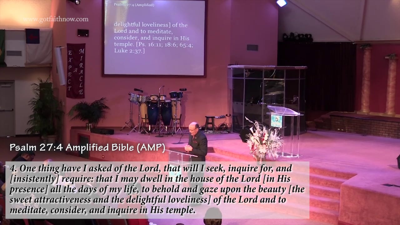 "Presence, The Presence of God" Dr. Decker H. Tapscott Sr. on Vimeo