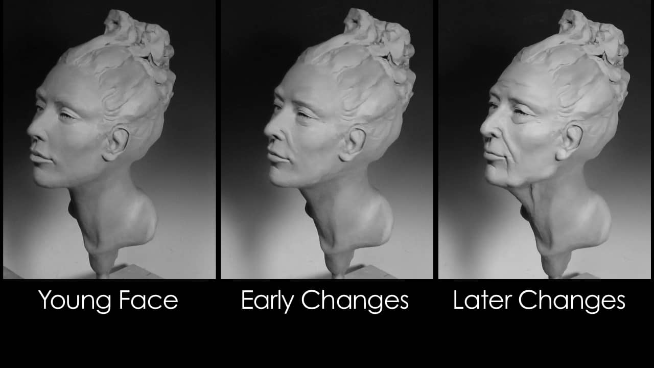 Time-Lapse Sculpture: The Aging Face on Vimeo