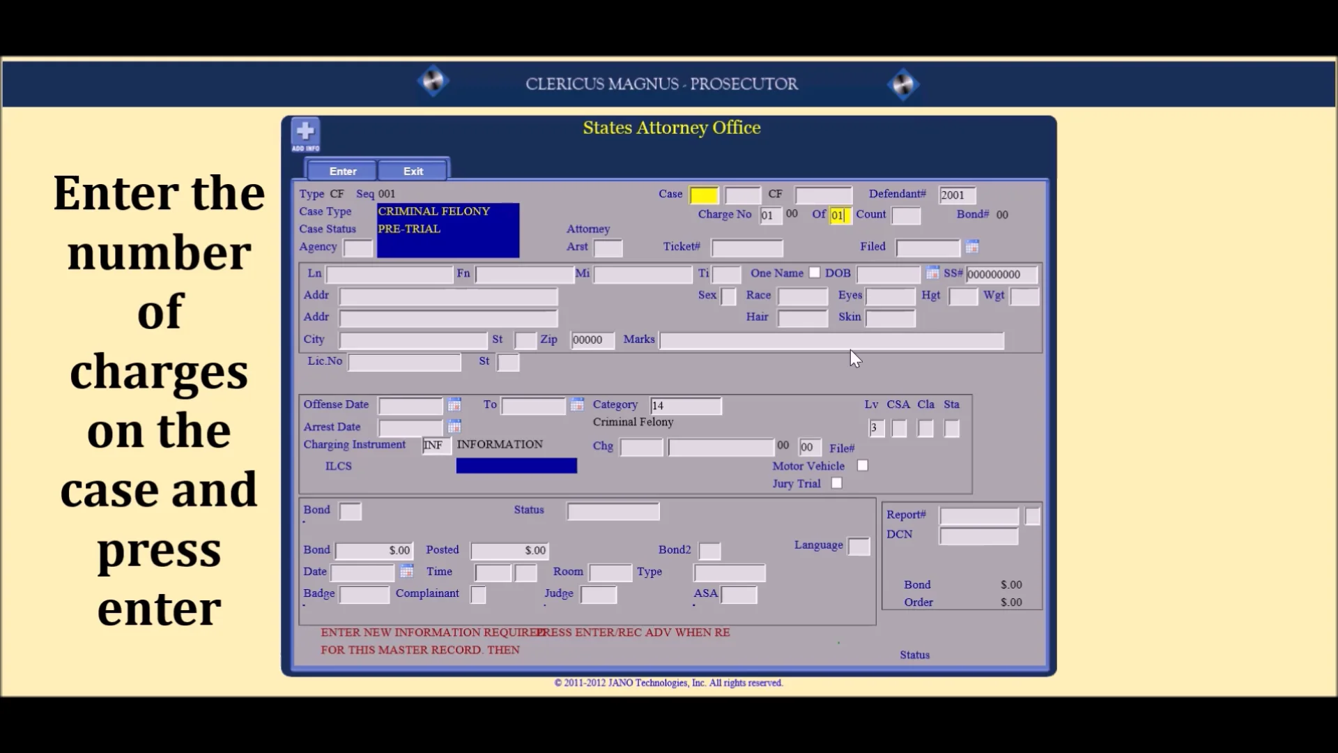 Case Initiation on Vimeo
