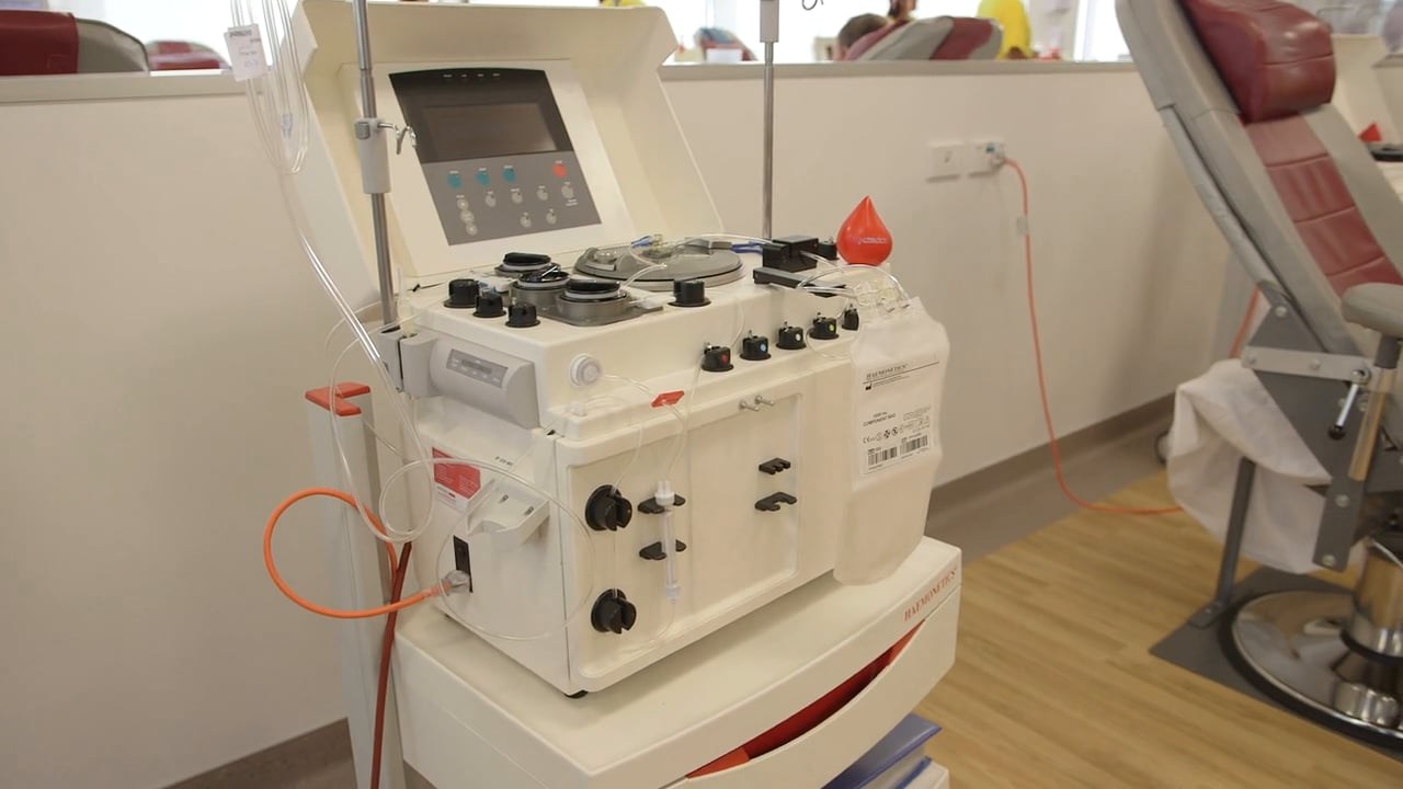 How does the apheresis machine work? on Vimeo