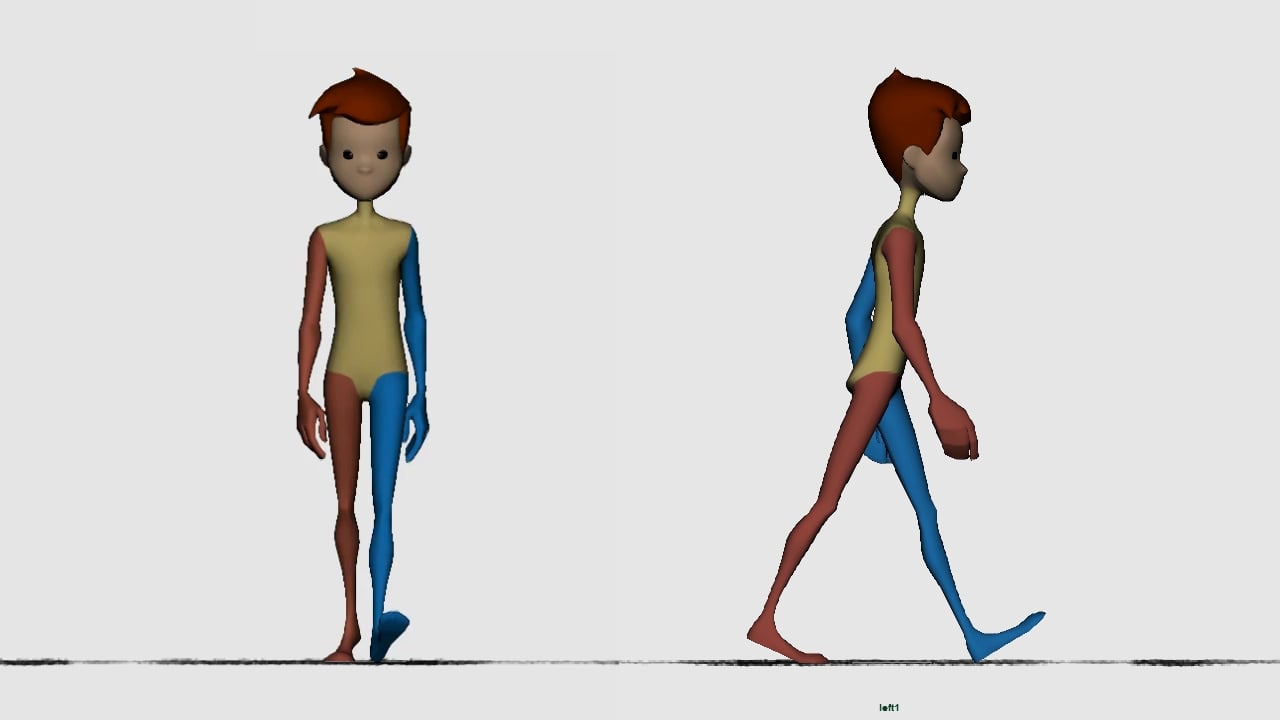 Pixar 1 Class -Walk Cycles (In process) on Vimeo