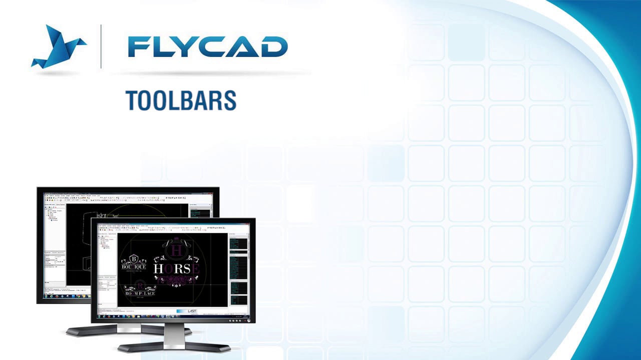 Flycad - FlyControl - Flycad - Toolbars english version on Vimeo