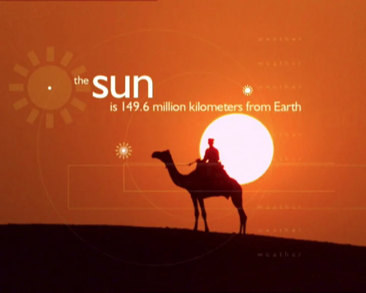 BC 2001 World weather sting : BBC NEWS Visual Journalism