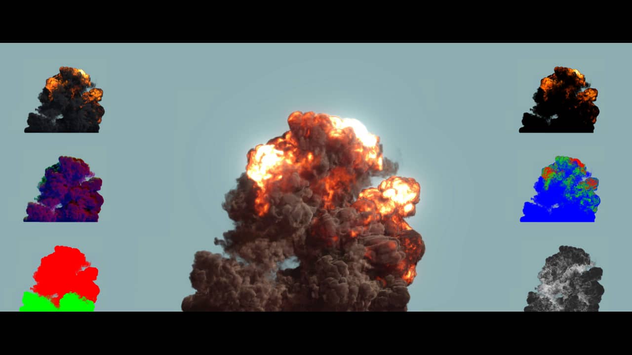 R&D Large Scale Maya Fluid Explosion on Vimeo