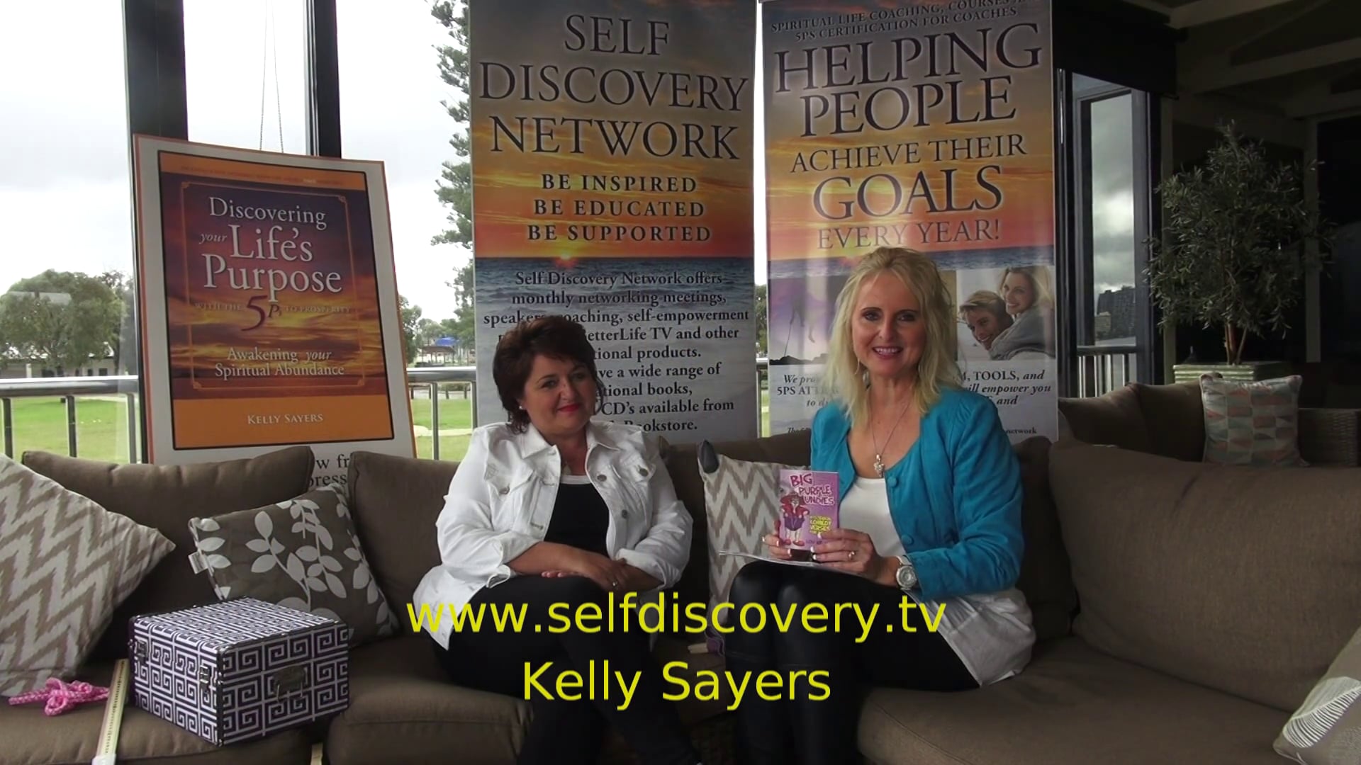 Self Discovery TV with Kelly Sayers & Comedian & Author of BIG PURPLE ...