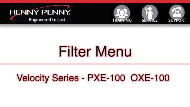 Velocity PXE-100 OXE-100 Operation and maintenance videos on Vimeo