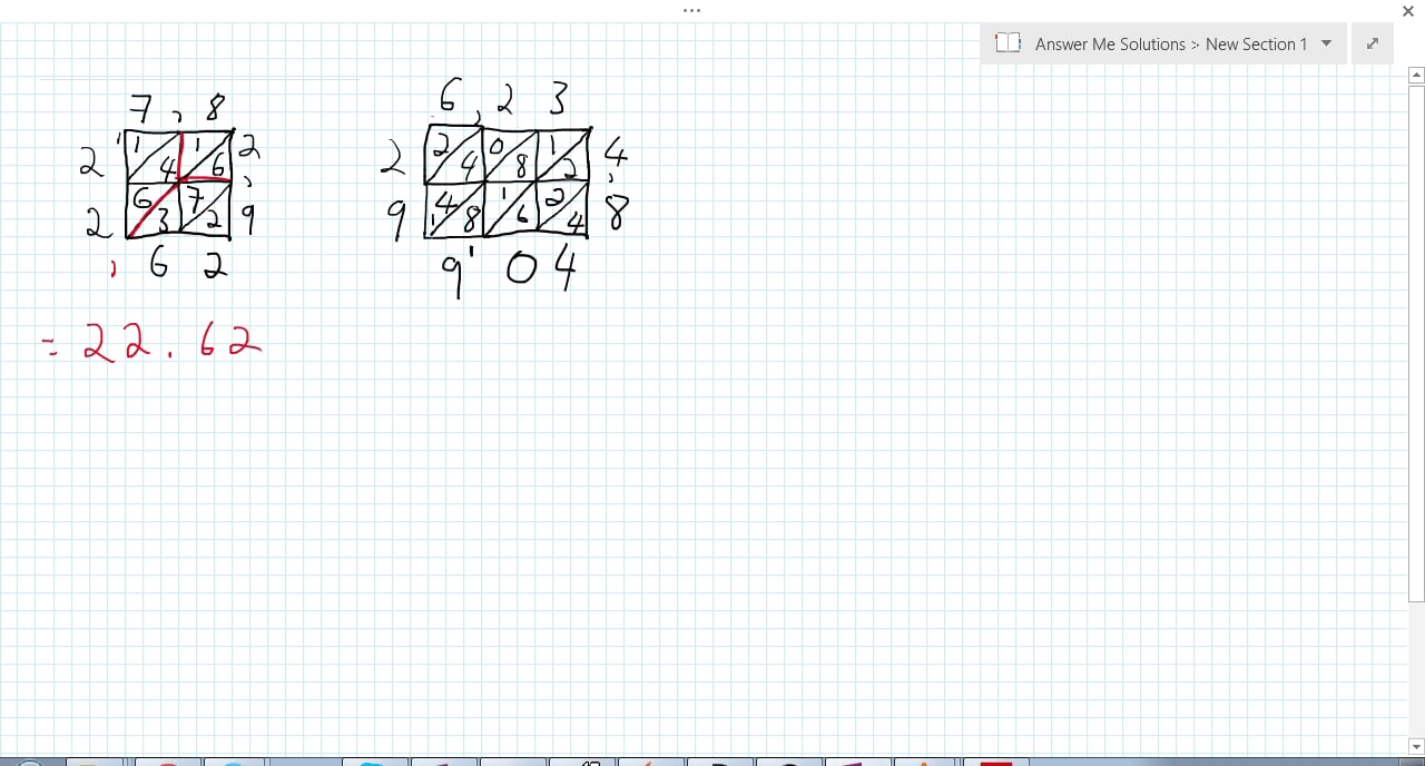 Multiplying Decimals - Gelosia Method on Vimeo