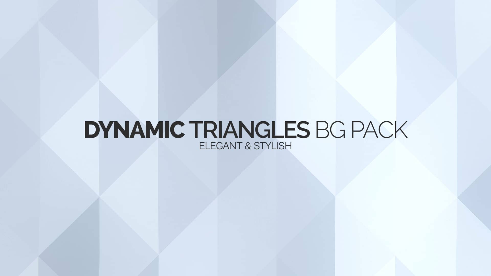 Dynamic Triangles BG Pack on Vimeo