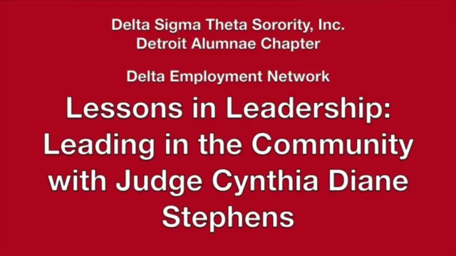 DEN with Judge Cynthia Stephens on Vimeo