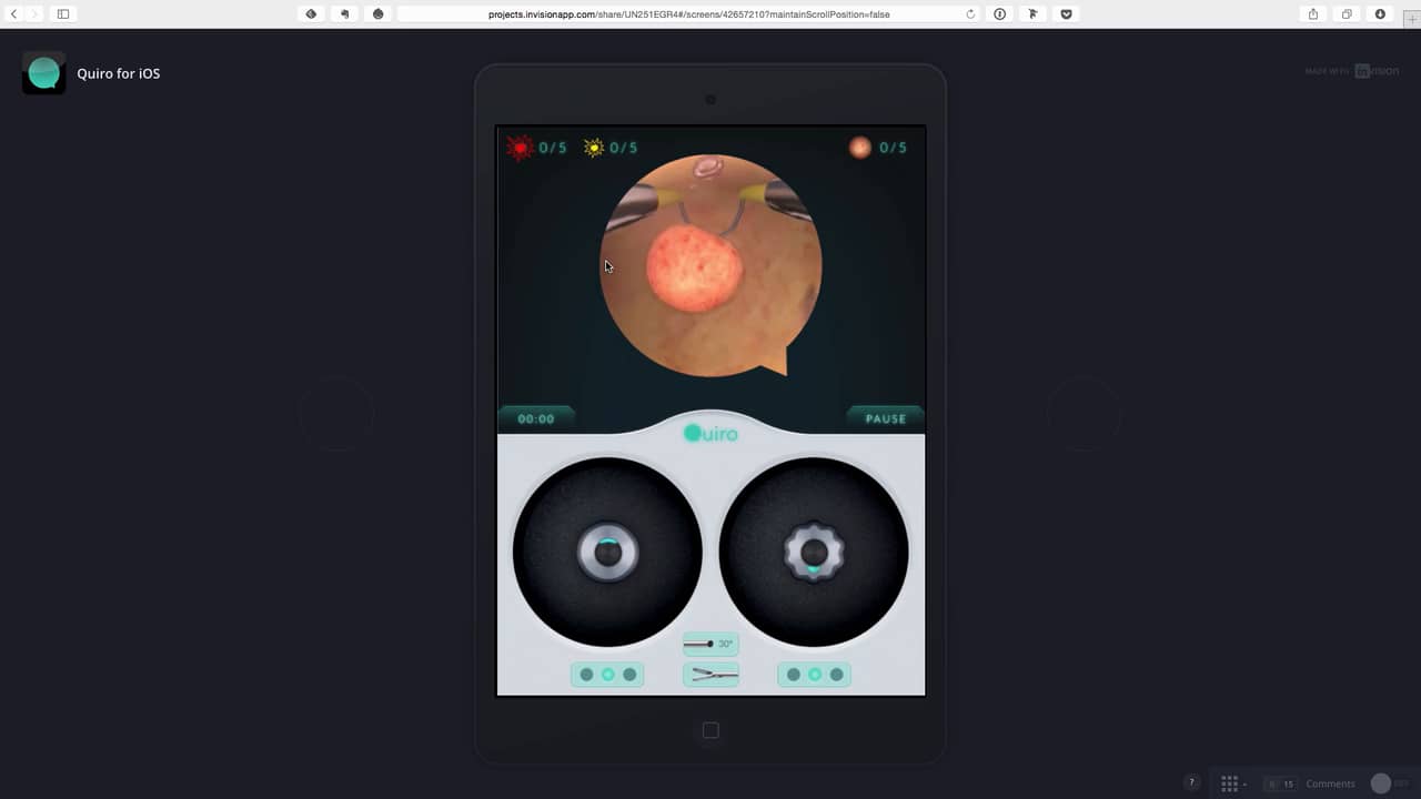Quiro App Prototype InVision on Vimeo