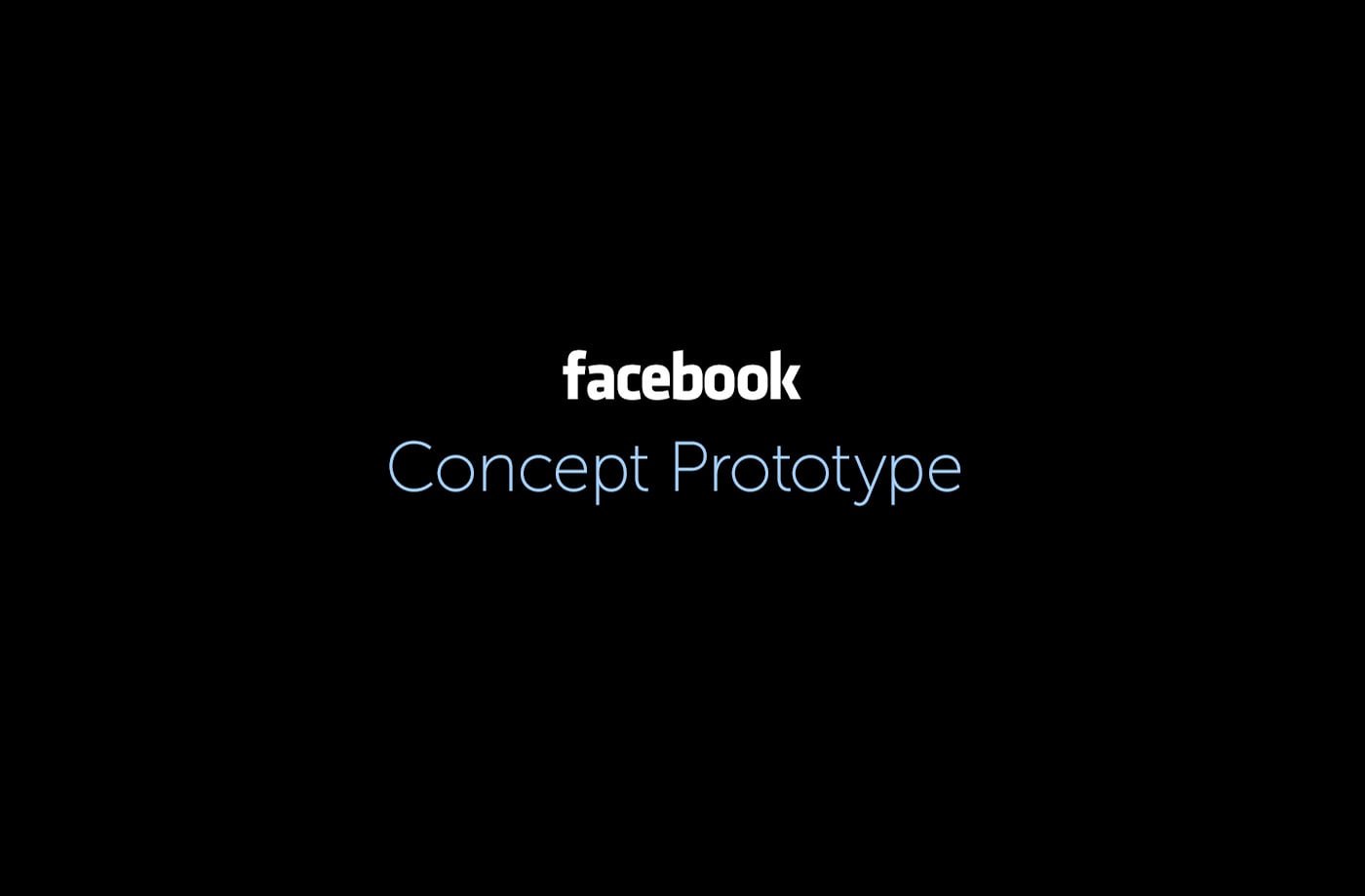 Facebook Prototype - Conceptional Approach on Vimeo
