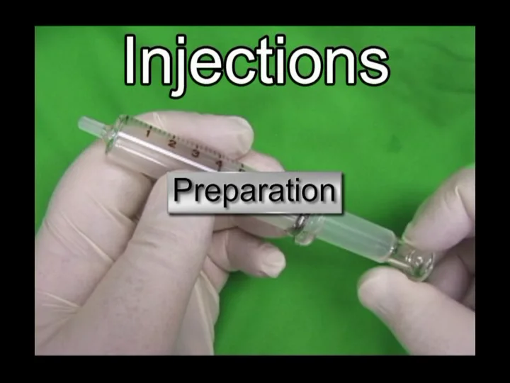Injection Preparation on Vimeo