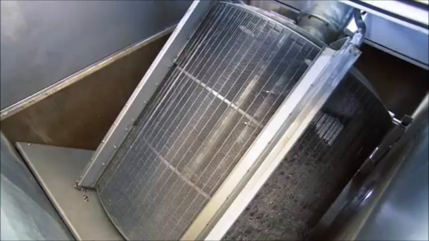 Hydroflux Huber The ROTAMAT® Inclined Drum Screen Ro2 B on Vimeo