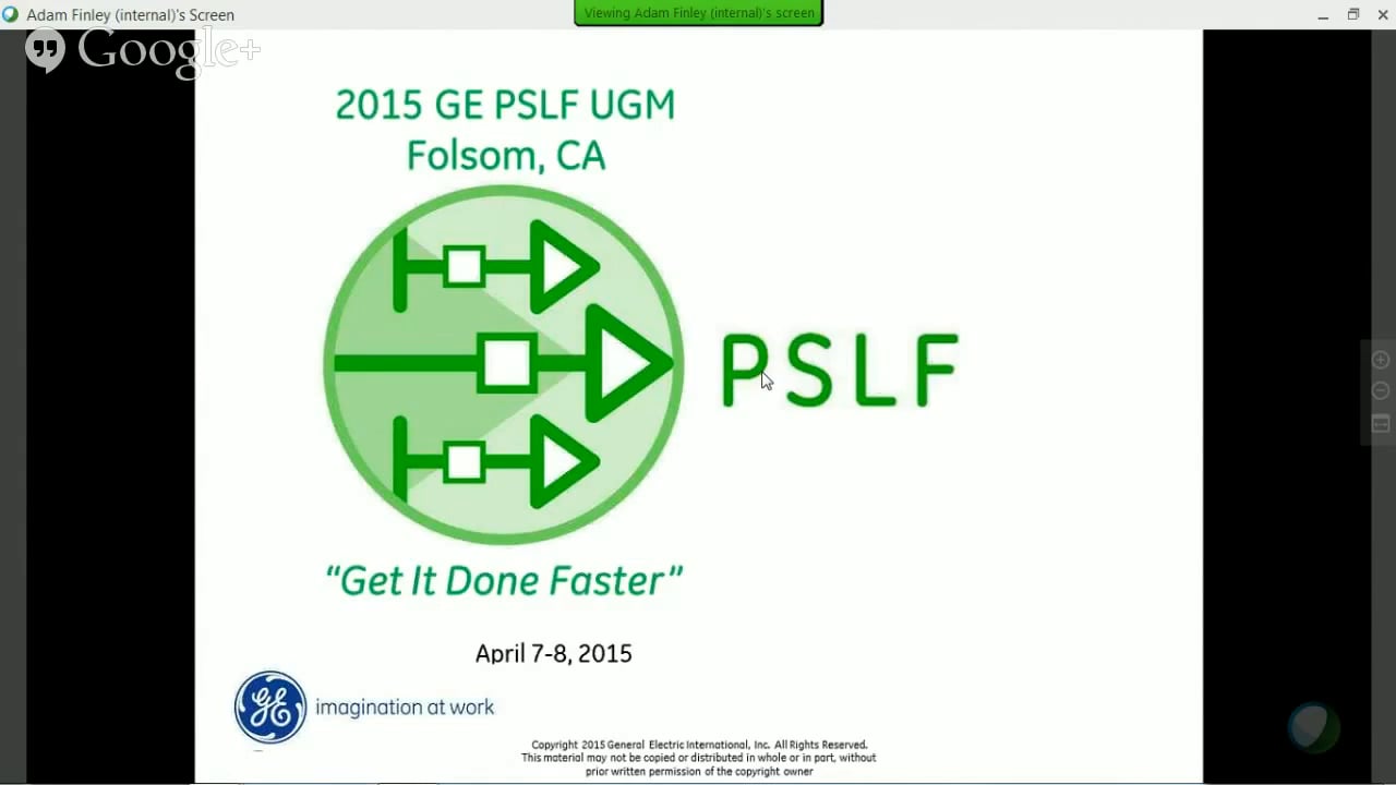 GE PSLF Webinars and Instructional Videos - 2015 PSLF UGM - V19 - Model ...