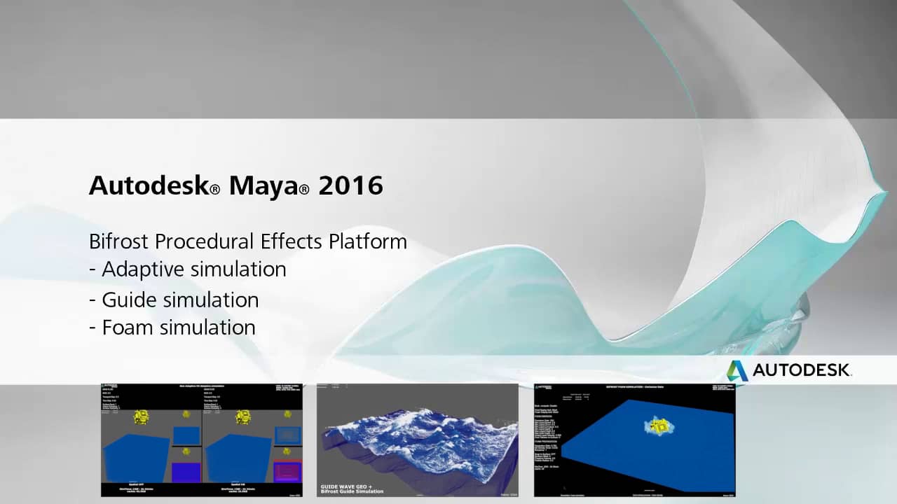 Autodesk Maya 2016 Bifrost Procedural Effects Platform on Vimeo
