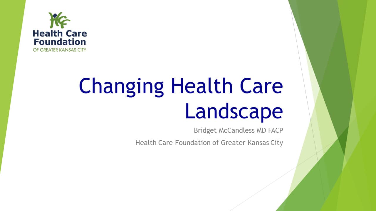 The Changing Health Care Landscape by Dr. Bridget McCandless on Vimeo