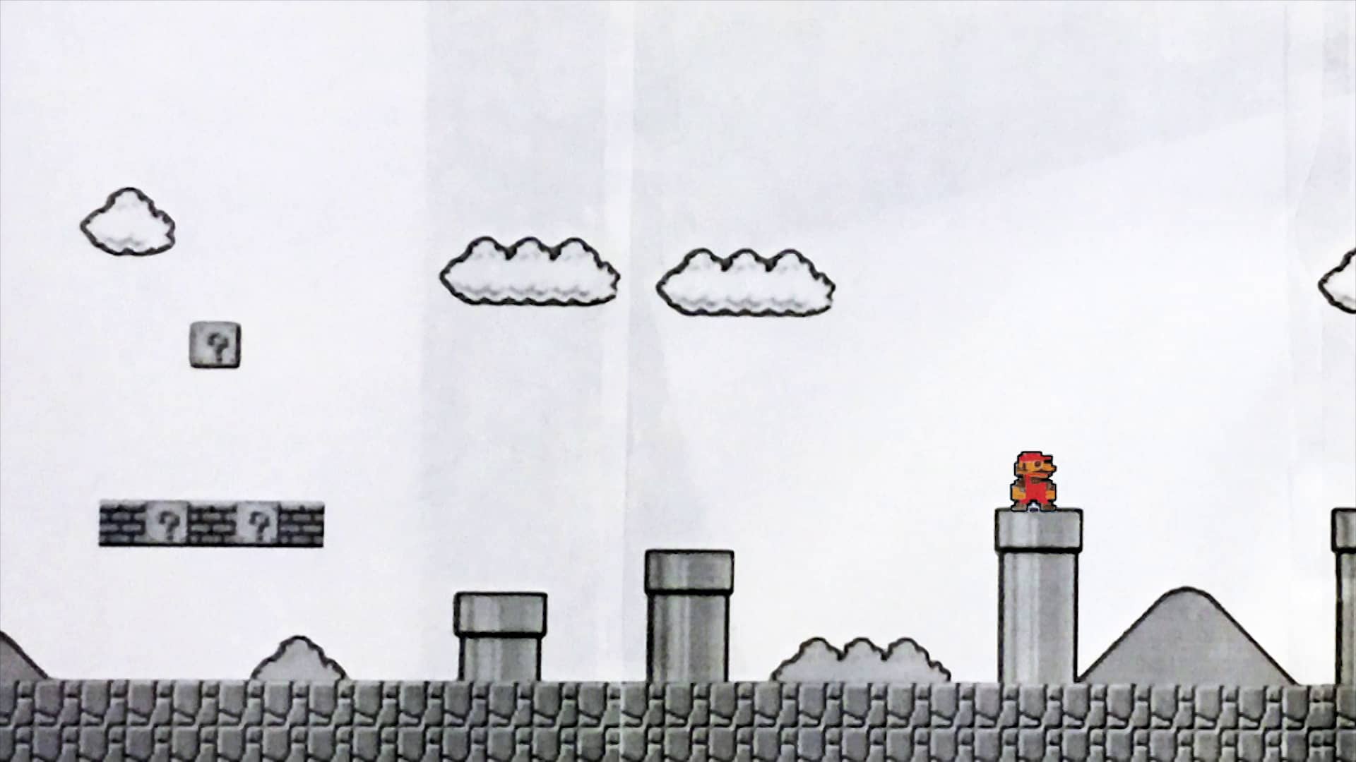 Mario Bros. Game Over (Black and White World) on Vimeo