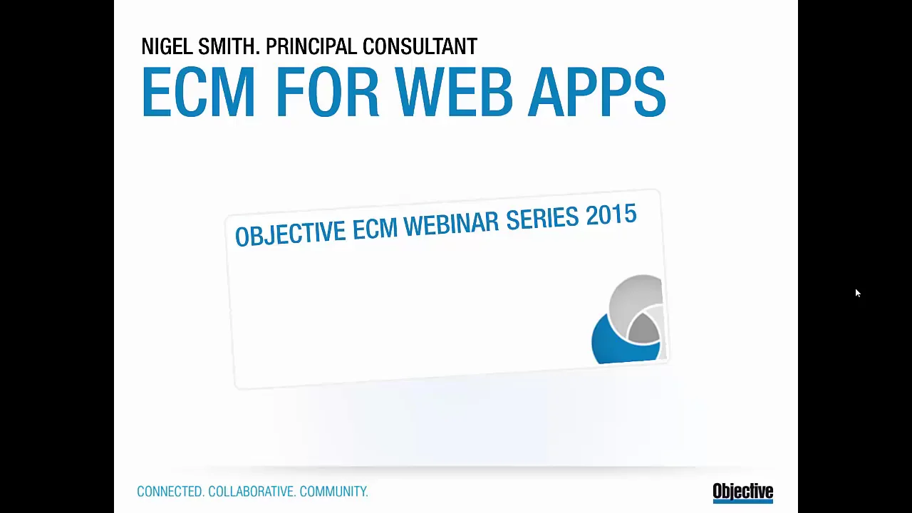 Objective ECM for Web Apps on Vimeo