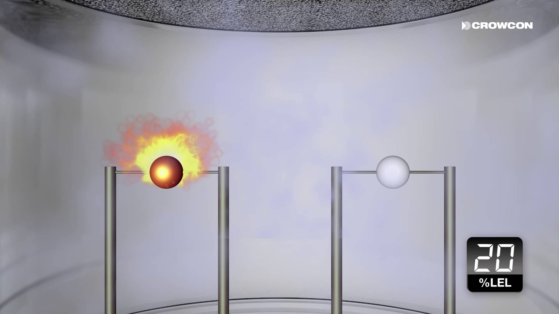 Pellistor sensor operation on Vimeo