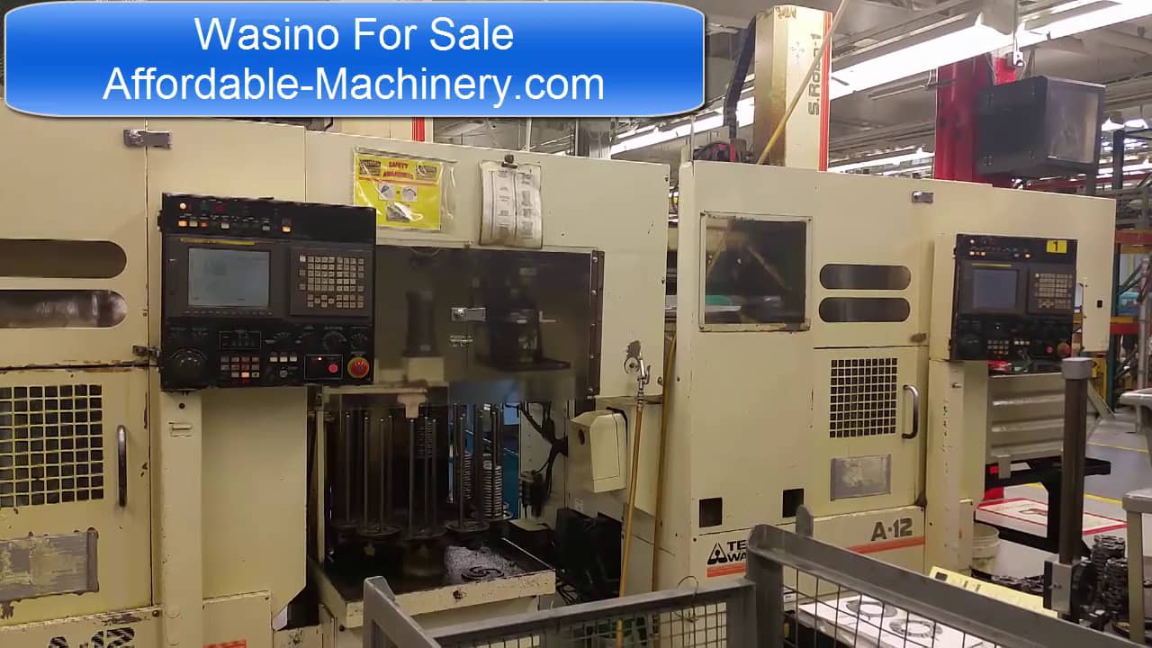 Used Wasino A-12 CNC Lathe Turning Center Mill For Sale - Two available ...