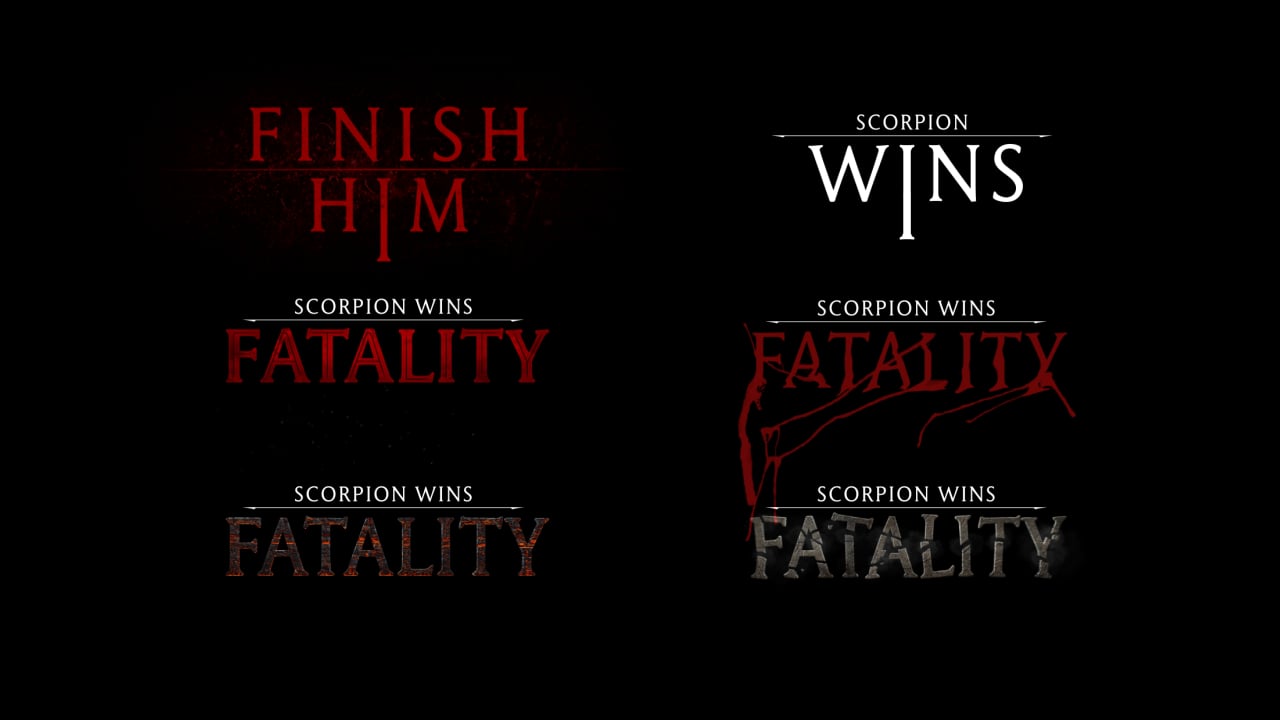 Mortal Kombat X (2015) - Finish Him / Fatality Graphics on Vimeo