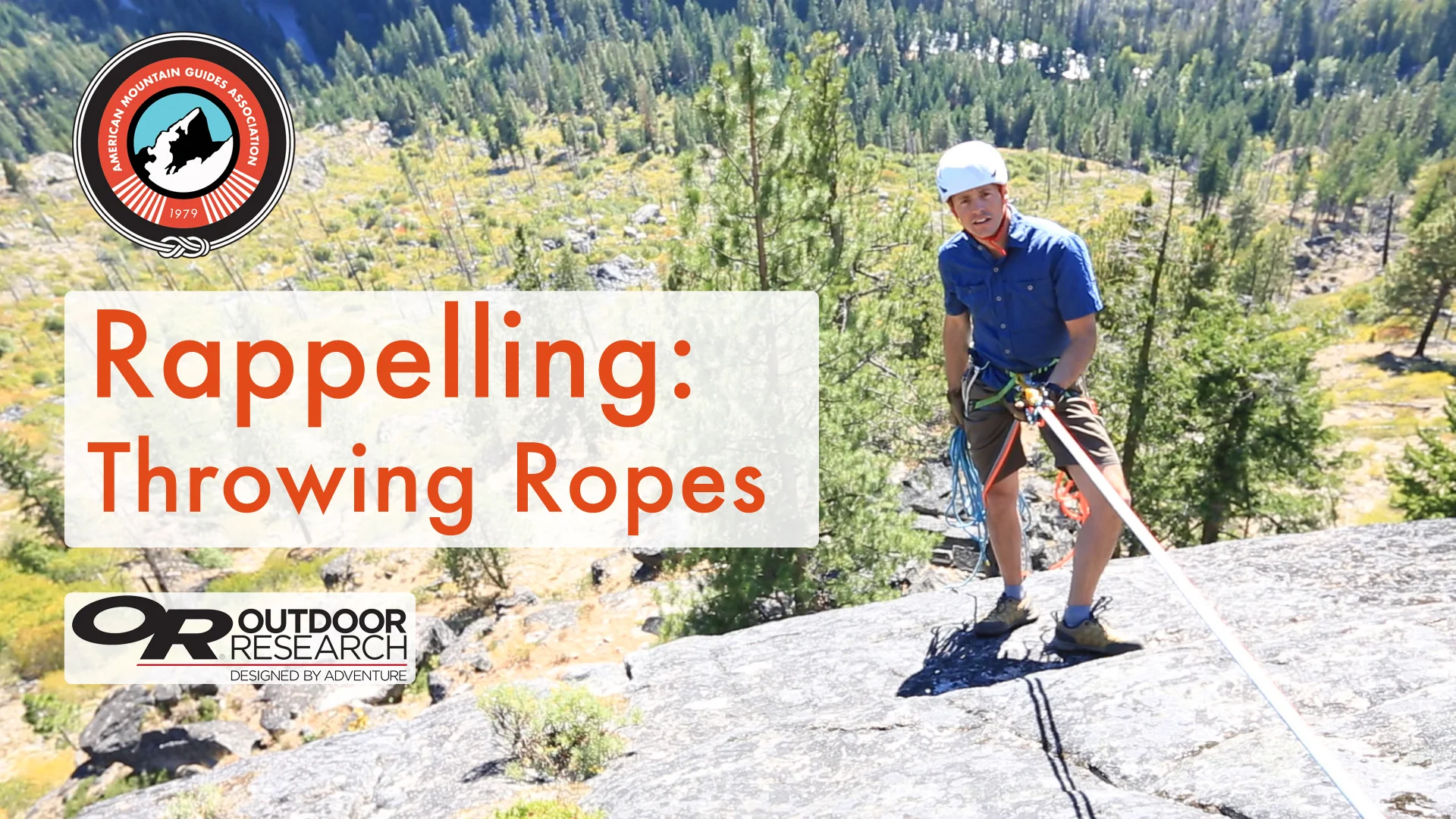 Rappelling: Throwing Ropes on Vimeo