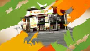 Masala 2 Go - 3D Shop Visualisation Motion Graphics Project