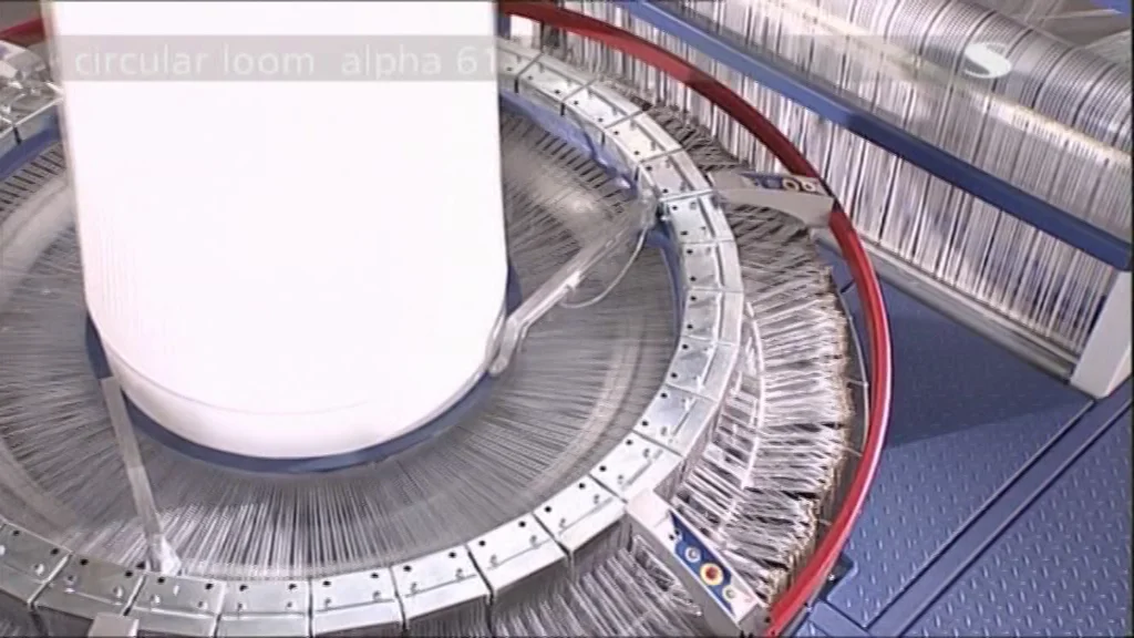 Starlinger textile packaging - Starlinger Circular Loom alpha 61 on Vimeo