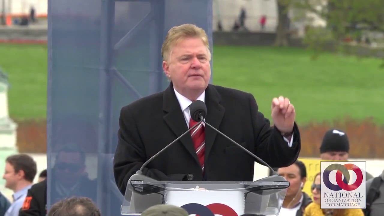 Dr. Jim Garlow Speaking at the March for Marriage April 25, 2015 in ...