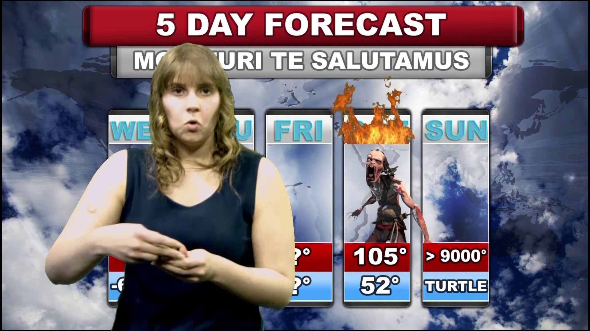 Brianna Gallagher Newscast Group Project Spring 2015- The Weather on Vimeo