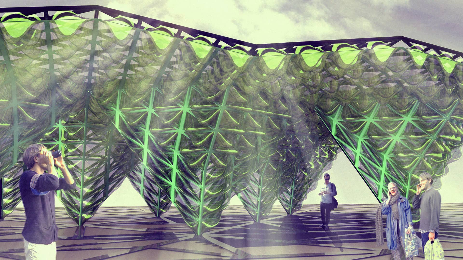 ecoLogicStudio transforms cladding system into a bioreactor with Urban ...