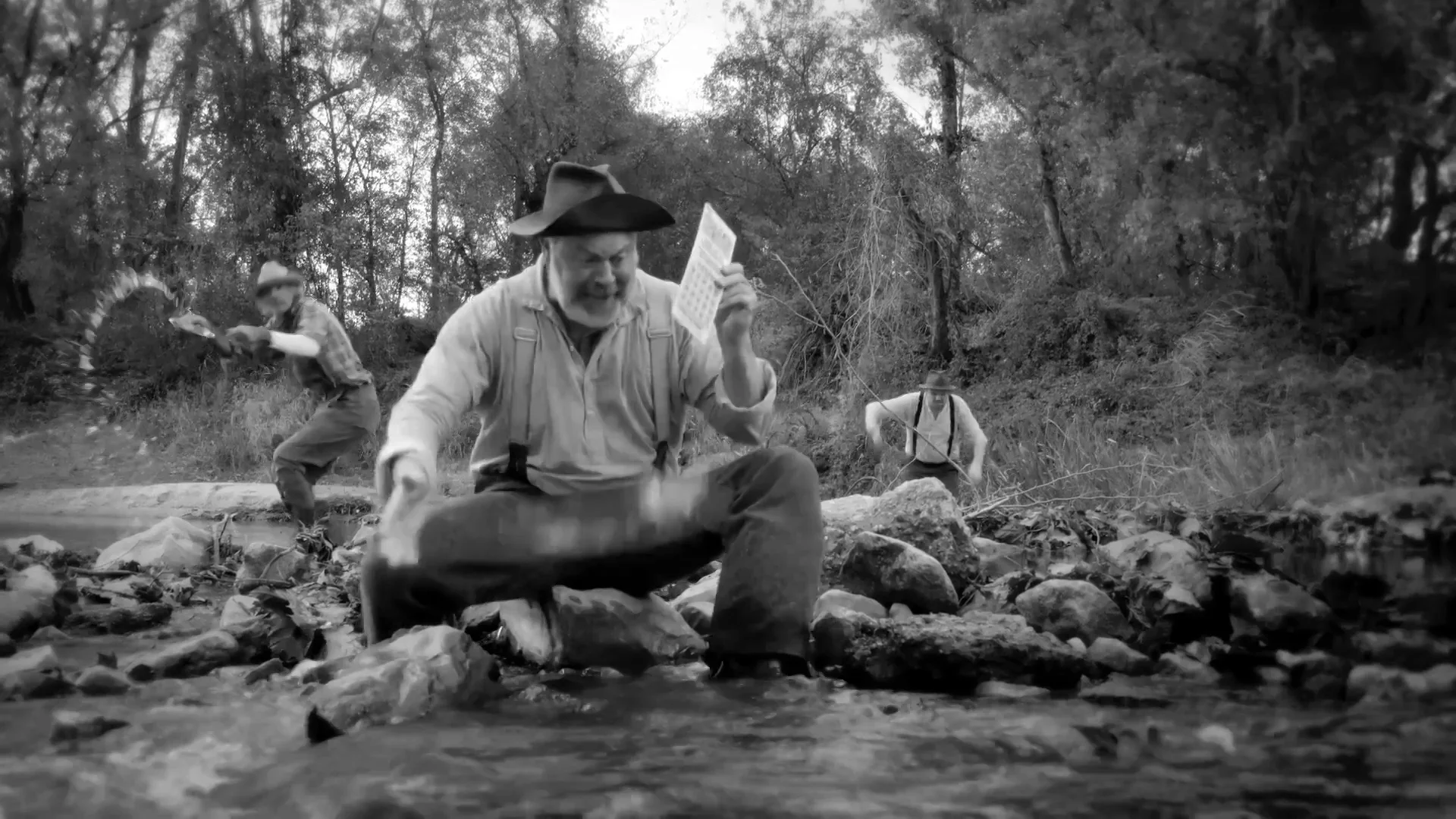 Chip Carriere in the Louisiana Lottery Commercial "Gold Rush" as the ...