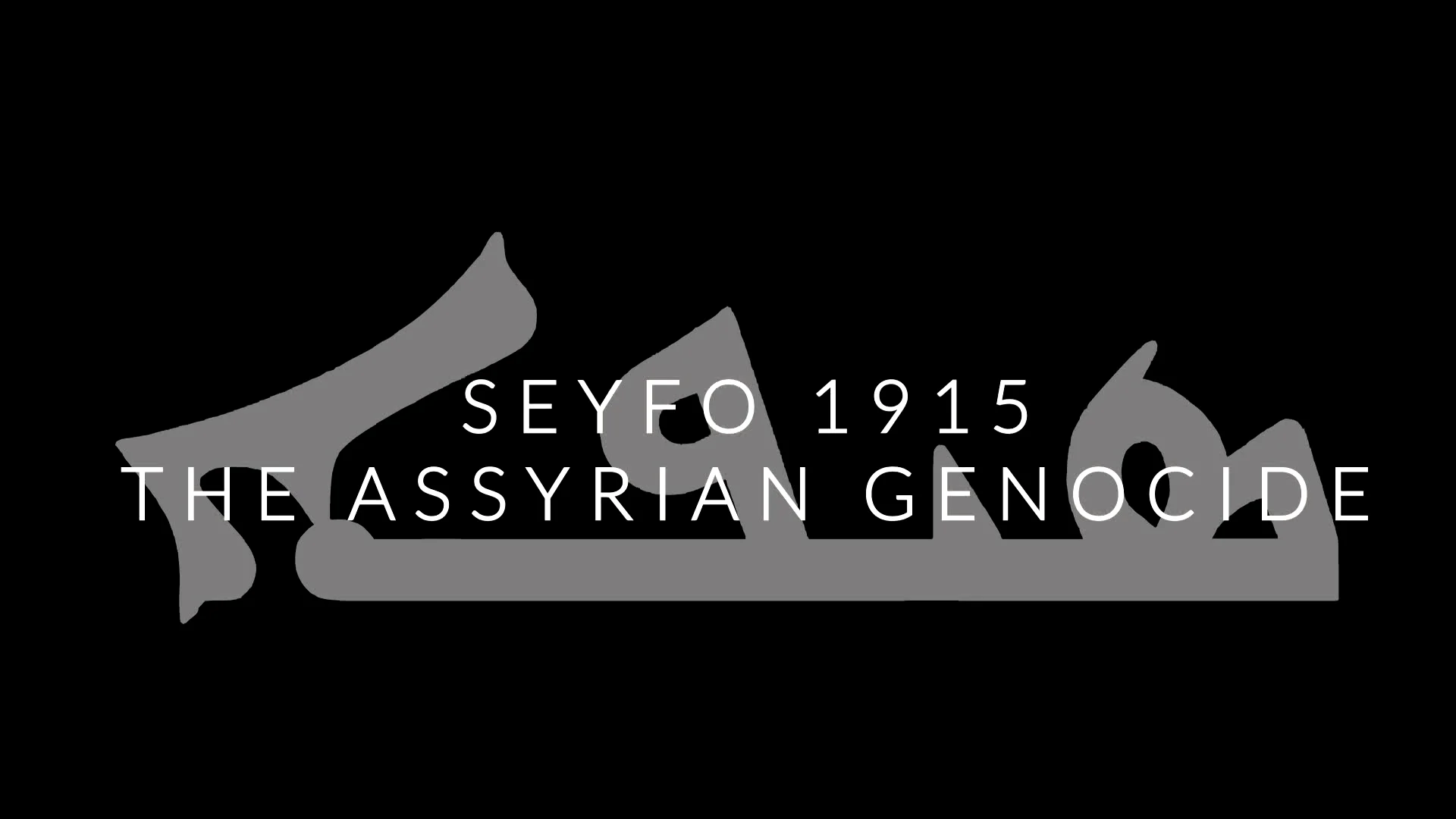 SEYFO 1915 - THE ASSYRIAN GENOCIDE (TRAILER - LOW QUALITY)