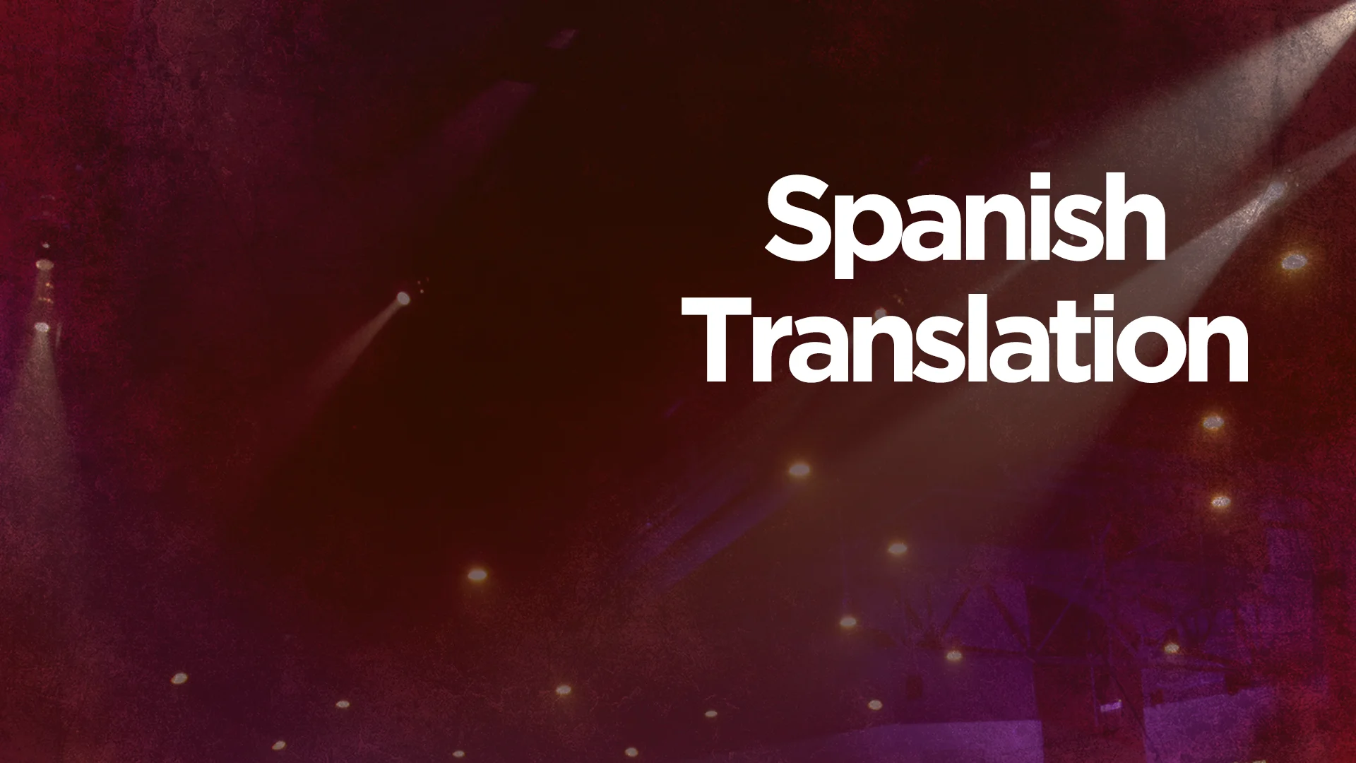 Spanish Translation at Worship Center | Sundays, 11am on Vimeo