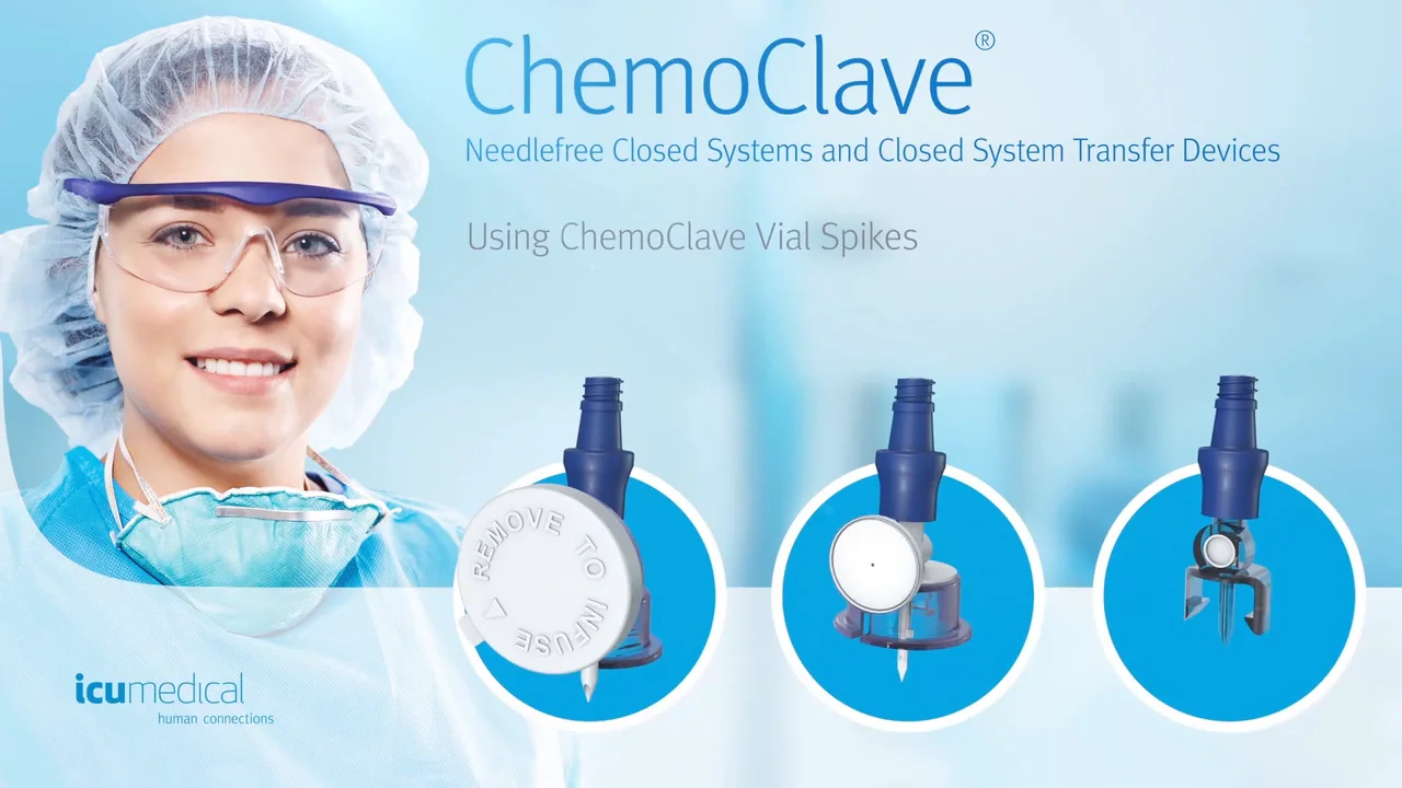 Oncology Systems Inservice Videos - Using ChemoClave Vial Spikes on Vimeo