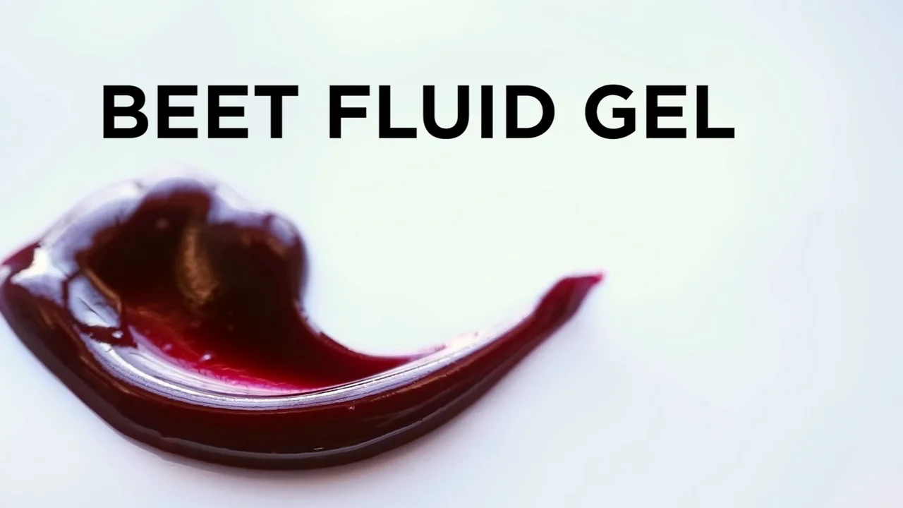 Beet Fluid Gel on Vimeo