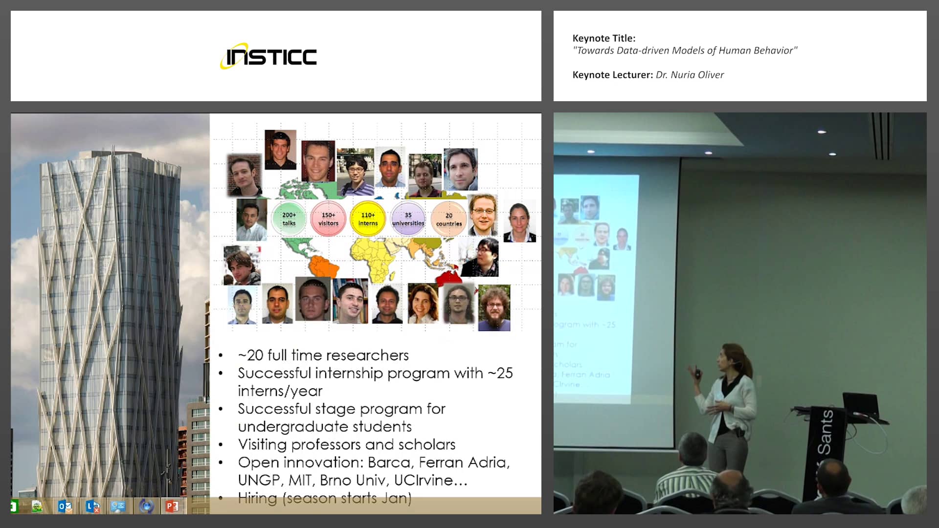 Towards Data Driven Models Of Human Behavior Dr Nuria Oliver Iceis