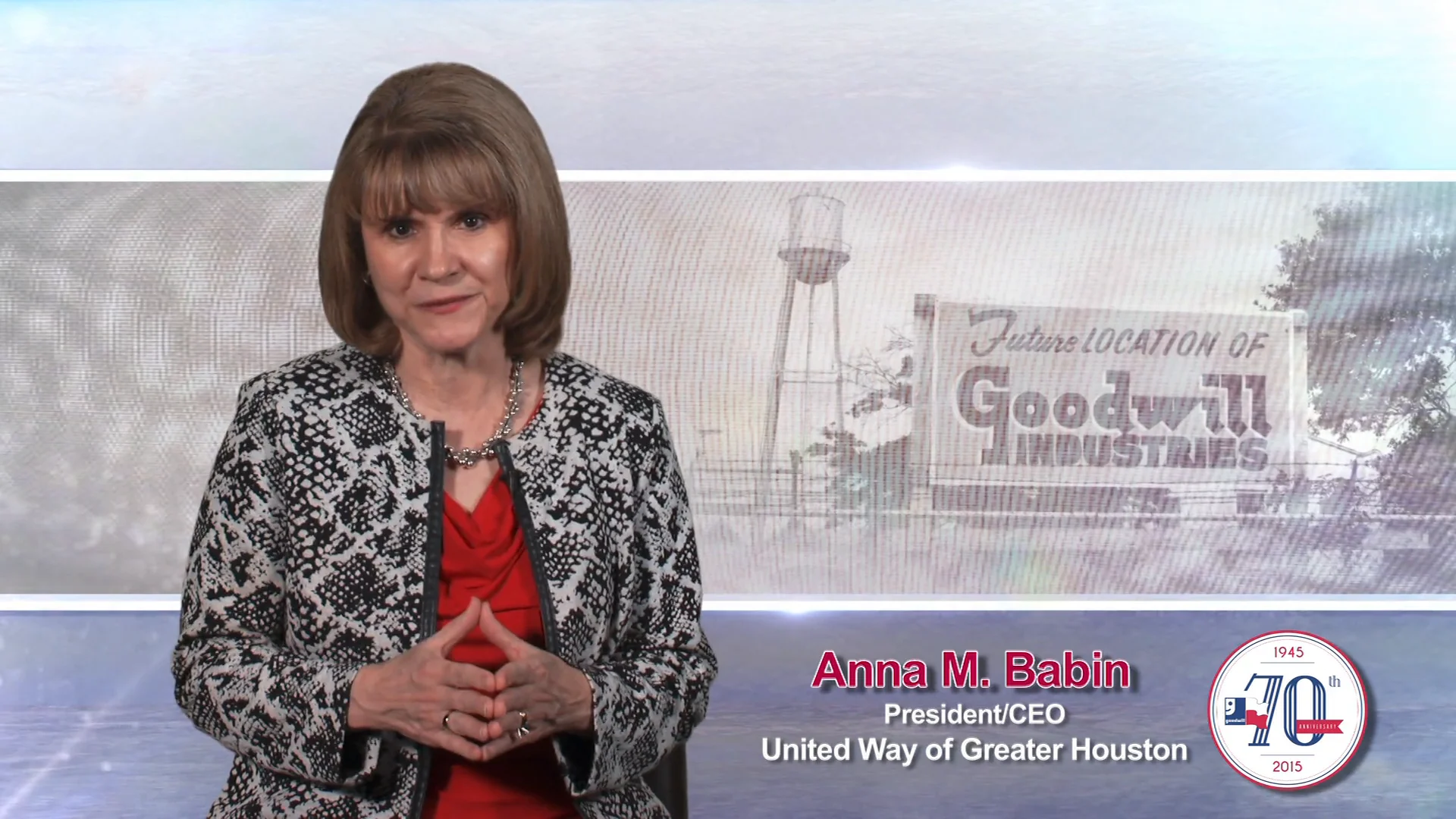 70th Anniversary Spots - Anna M. Babin - GW 70th on Vimeo