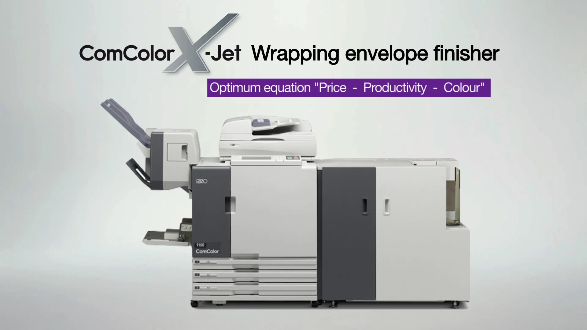 RISO Wrapping Envelope Finisher - video demo on Vimeo